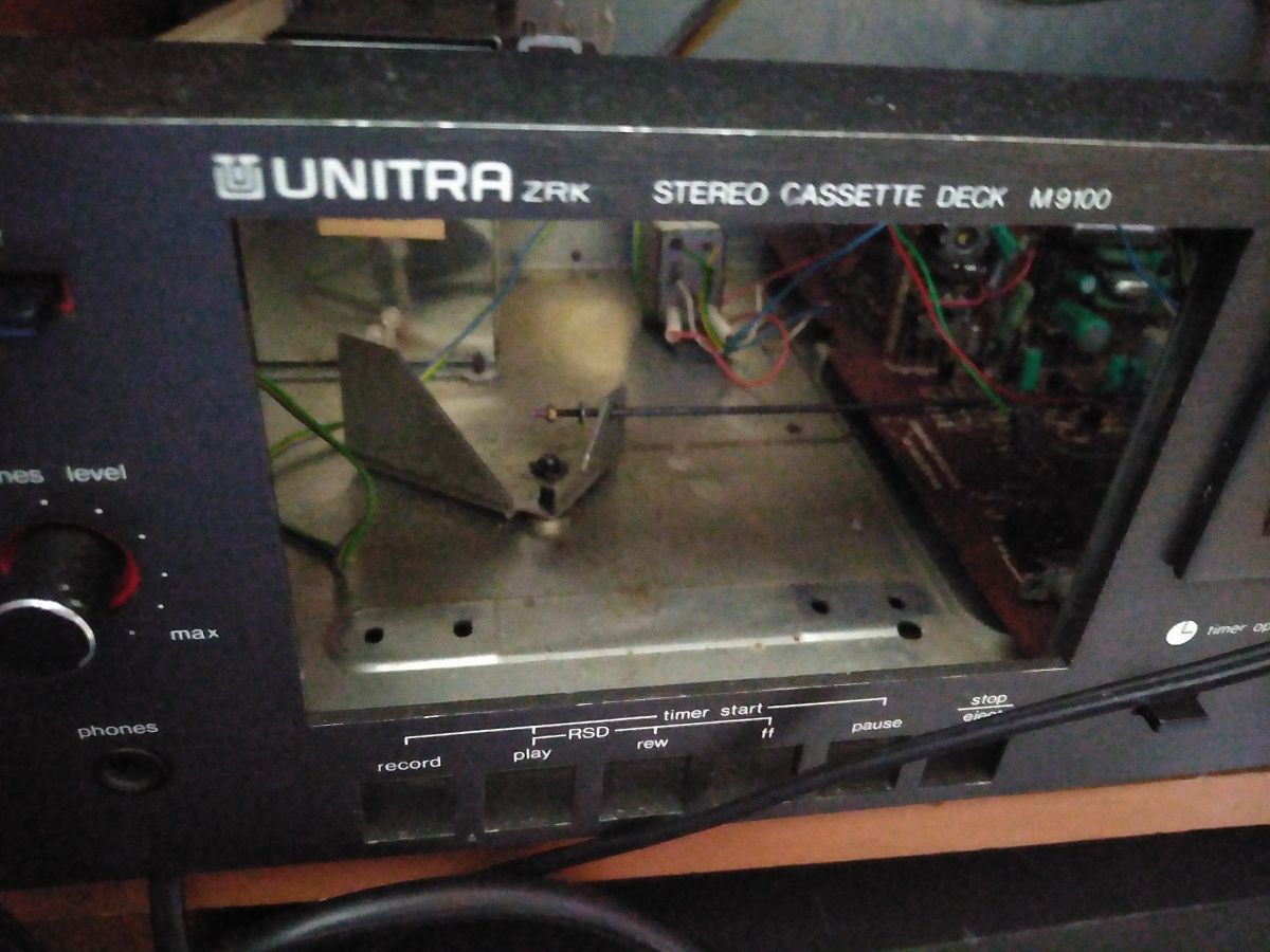 Magnetofon Unitra ZRK M 9100/9010 - nie działa RSD