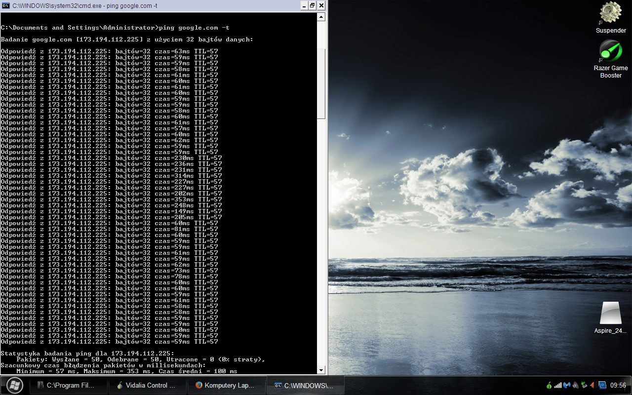 Windows XP - Wifi czasami gubi zasięg, wolny transfer.