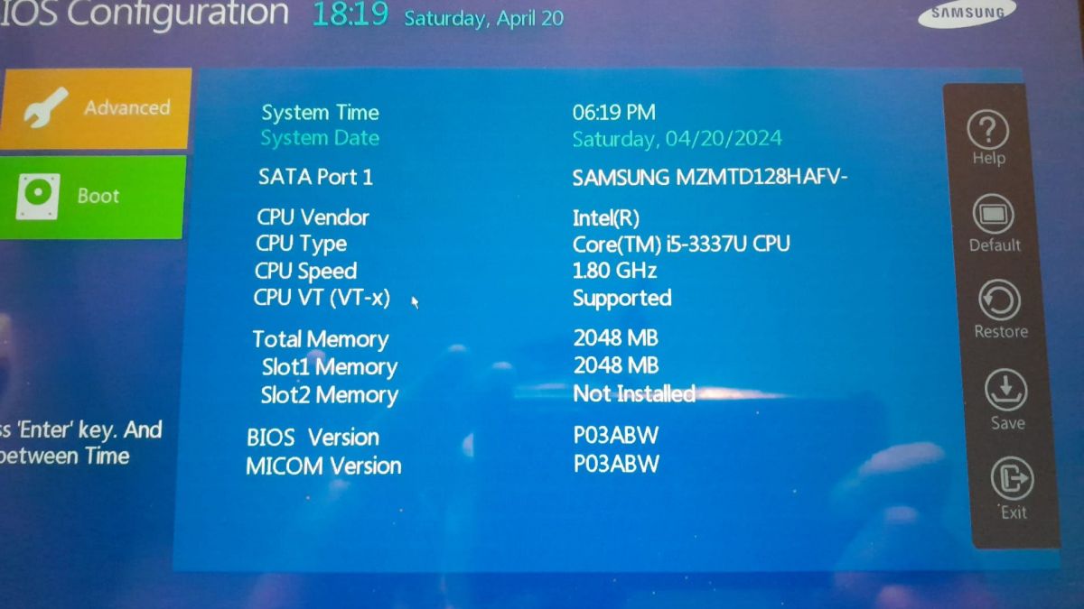 [Rozwiązano] Aktualizacja BIOS i dodanie RAM do laptopa SAMSUNG NP740U3E-S01PL