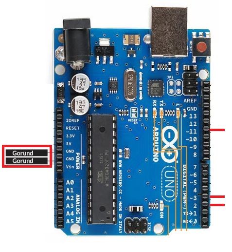 Przeniesienie projektu z Arduino UNO na NANO - odpowiedniki pinów 2, 3, 11, GND