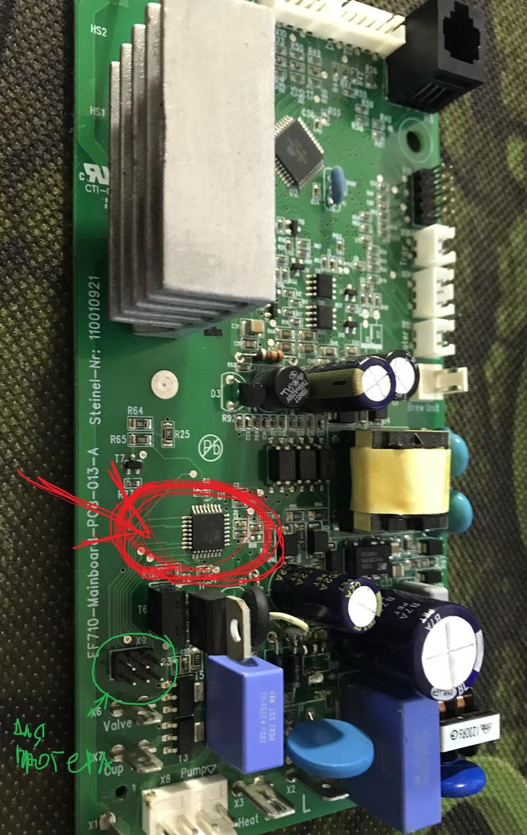 Ekspres do kawy Miele CM5200 - oprogramowanie attiny48