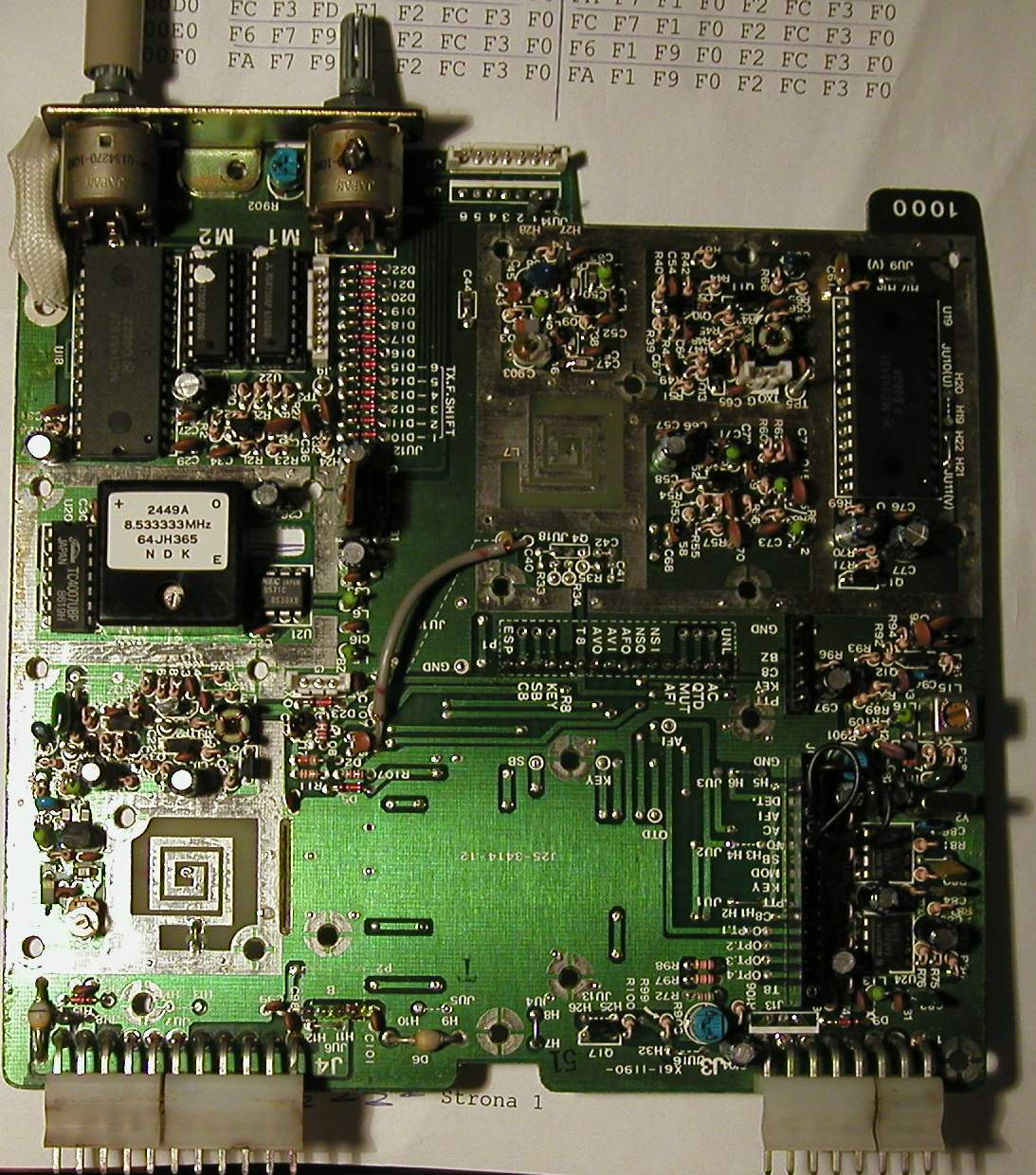 Kenwood/Trio TK-701 - Jak działa przestrojenie z dwoma kostkami PLL?