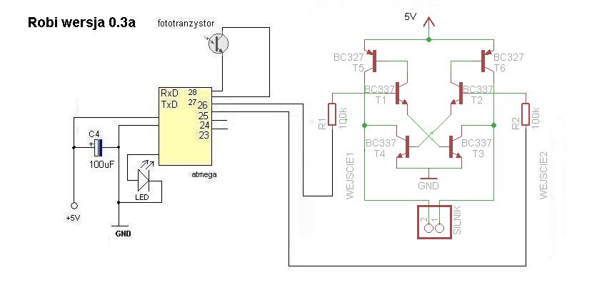 Moj pierwszy robot - proszę o sprawdzenie schematu i opinie