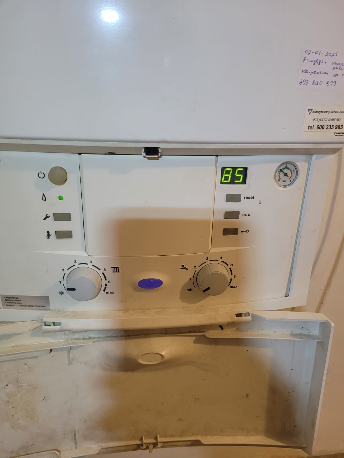 Cerapur Smart ZSB22-3C - kocioł grzeje bez przerwy, co sprawdzić?