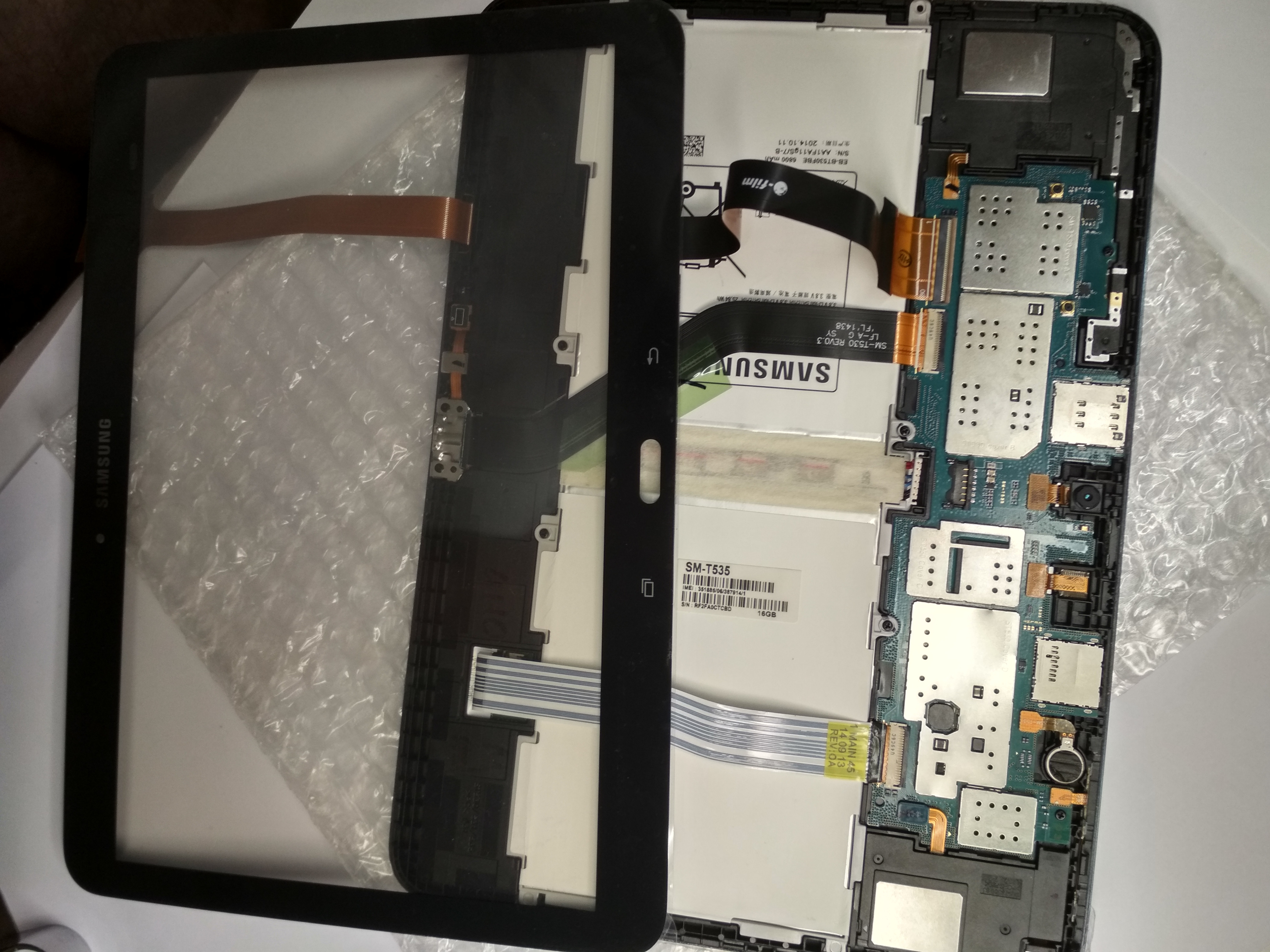 Tablet Samsung SM-T535 - wymiana digitizera - elektroda.pl