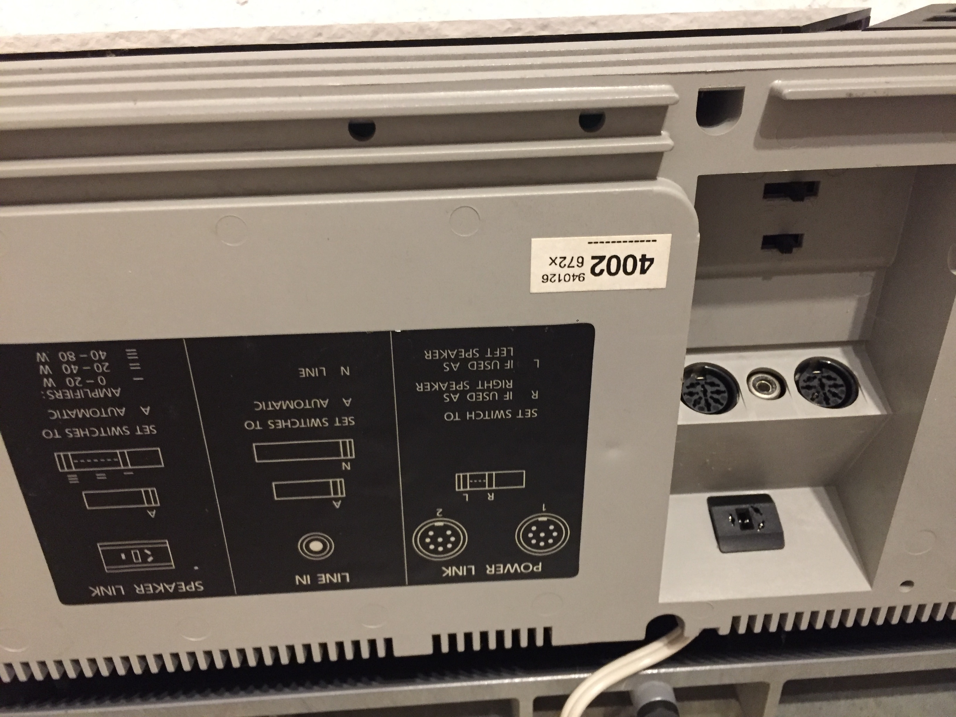 Beolab 4500 + Beosystem B&O - Nie dzialaja glosniki