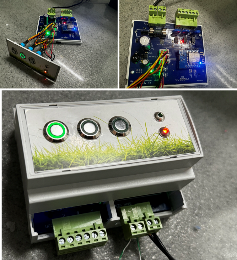 Garden irrigation controller integrated into the HomeAutomation network ...
