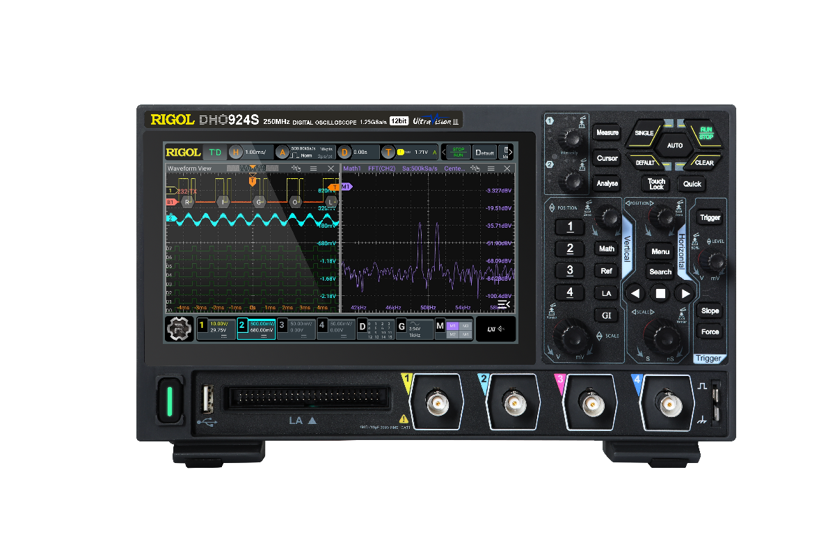 Nowe 12-bitowe oscyloskopy Rigol: seria DHO800/900 zastępuje przestarzałą serię DS1000Z