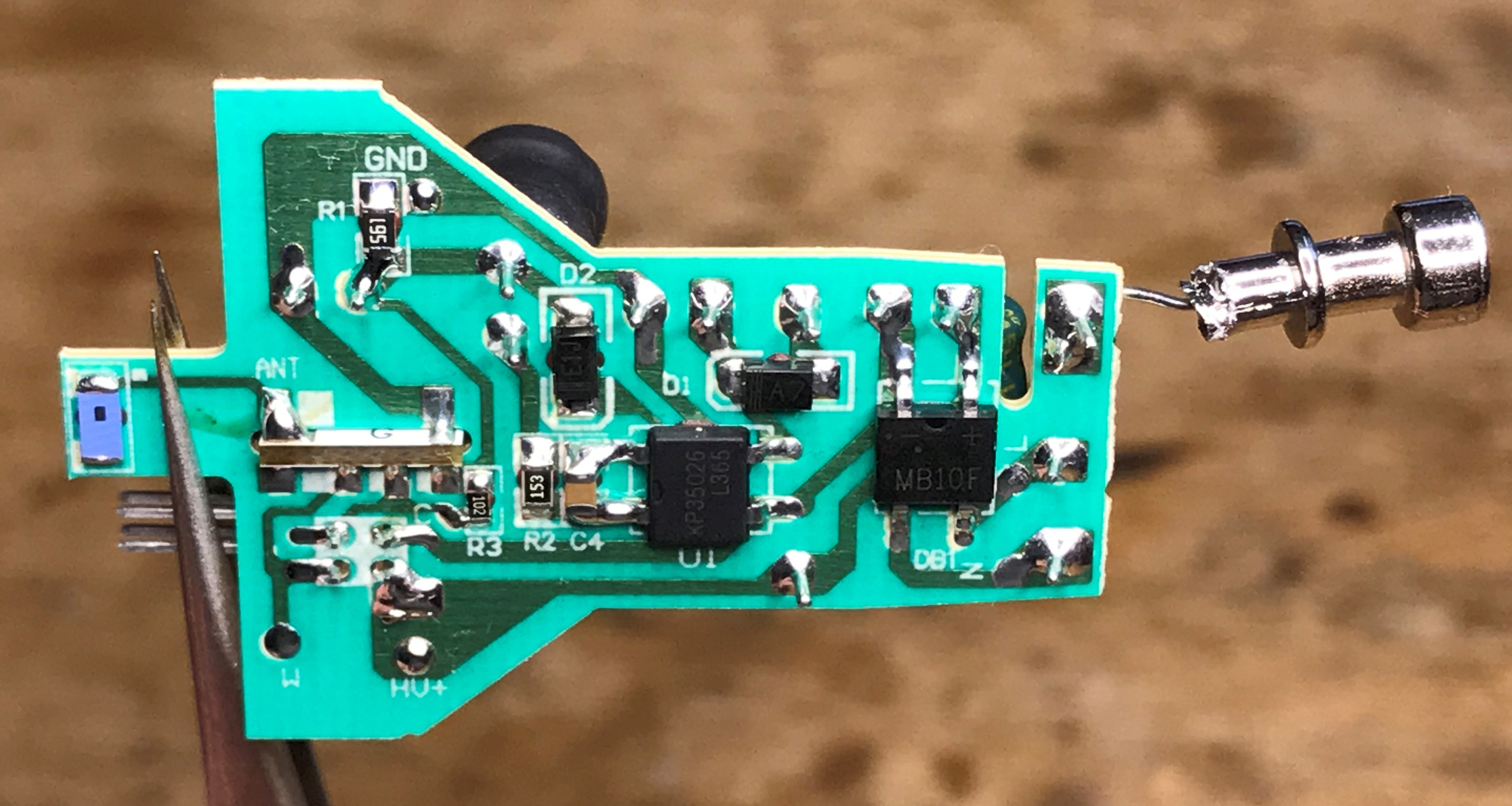 Nous Smart WiFi Bulb P8 RGBCW, GU10, EB01-B + BP5758, pinout WiFi