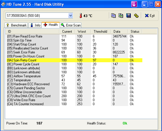 Seagate ST3500830AS - głośna praca i stukanie głowic w nowym dysku