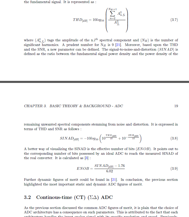 How Can I Calculate The Sinad And Snr Parameters With Matlab Software Forum For Electronics