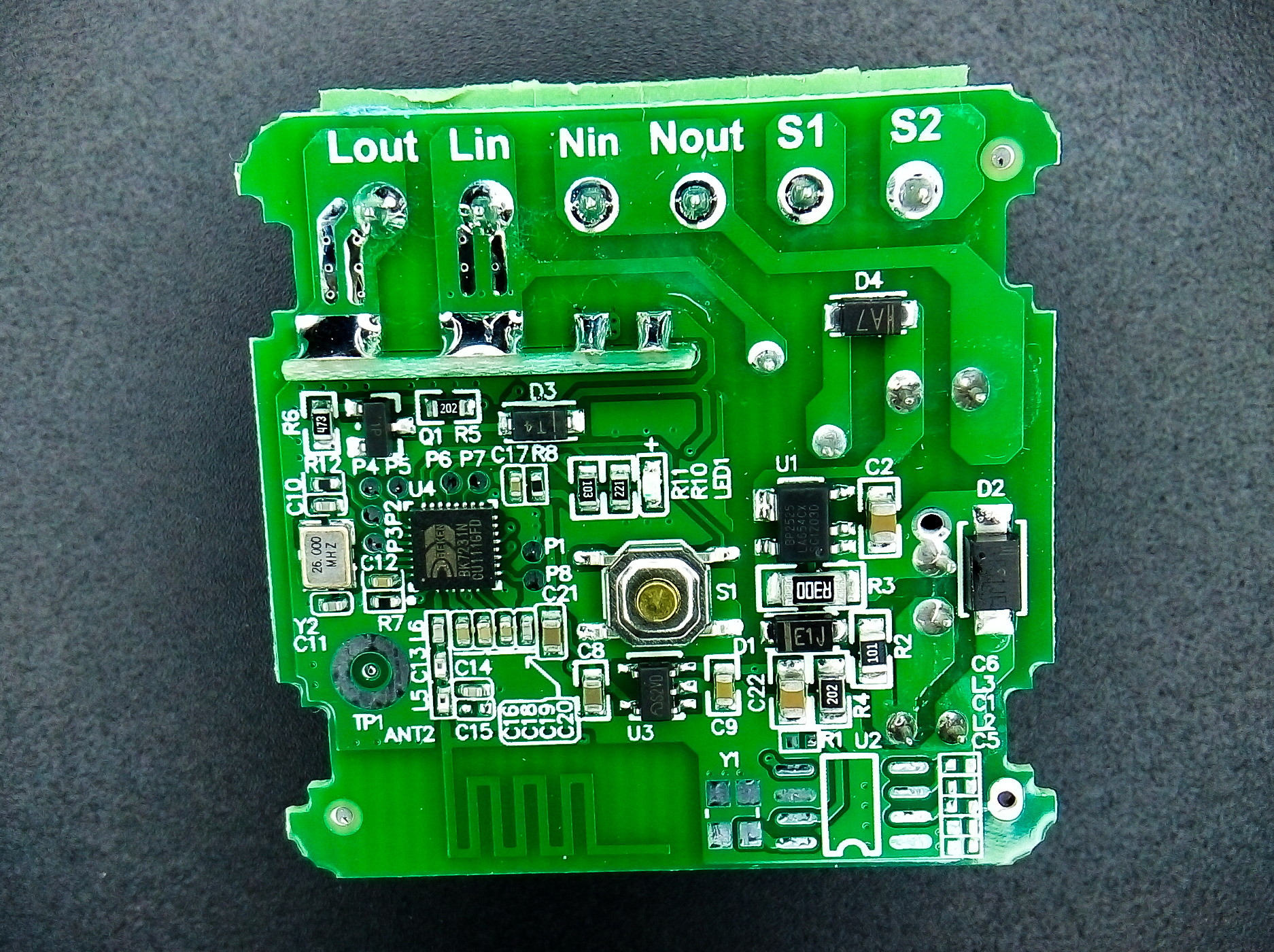 [BK7231N] Miniprzełącznik Aubess 16A zmiana firmware - 2