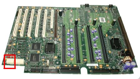 Compaq ProLiant ML570 - Czerwone diody i brak obrazu po uruchomieniu