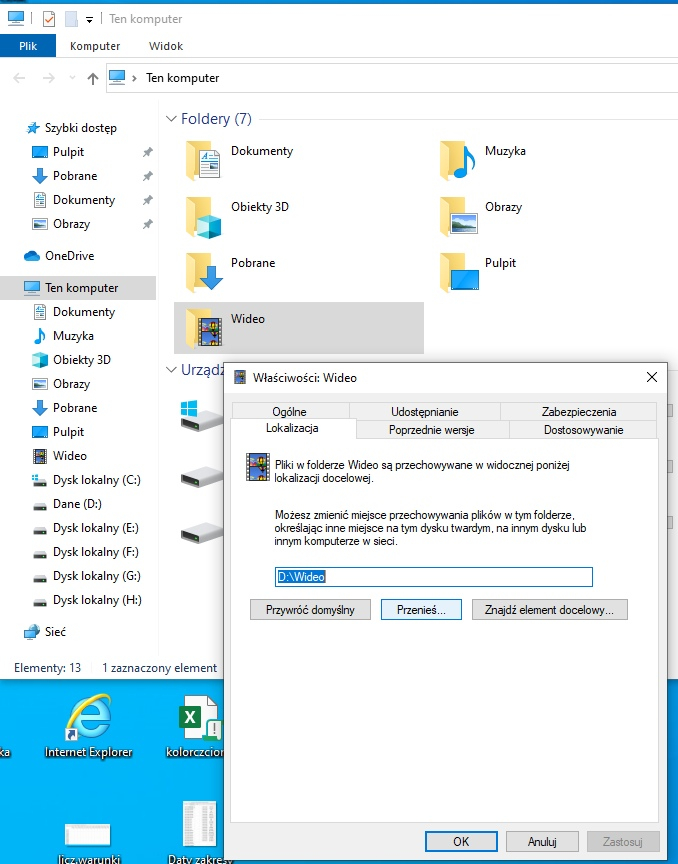 Zmiana lokalizacji zapisu nagrań ekranu w XboxGame na Windows 10