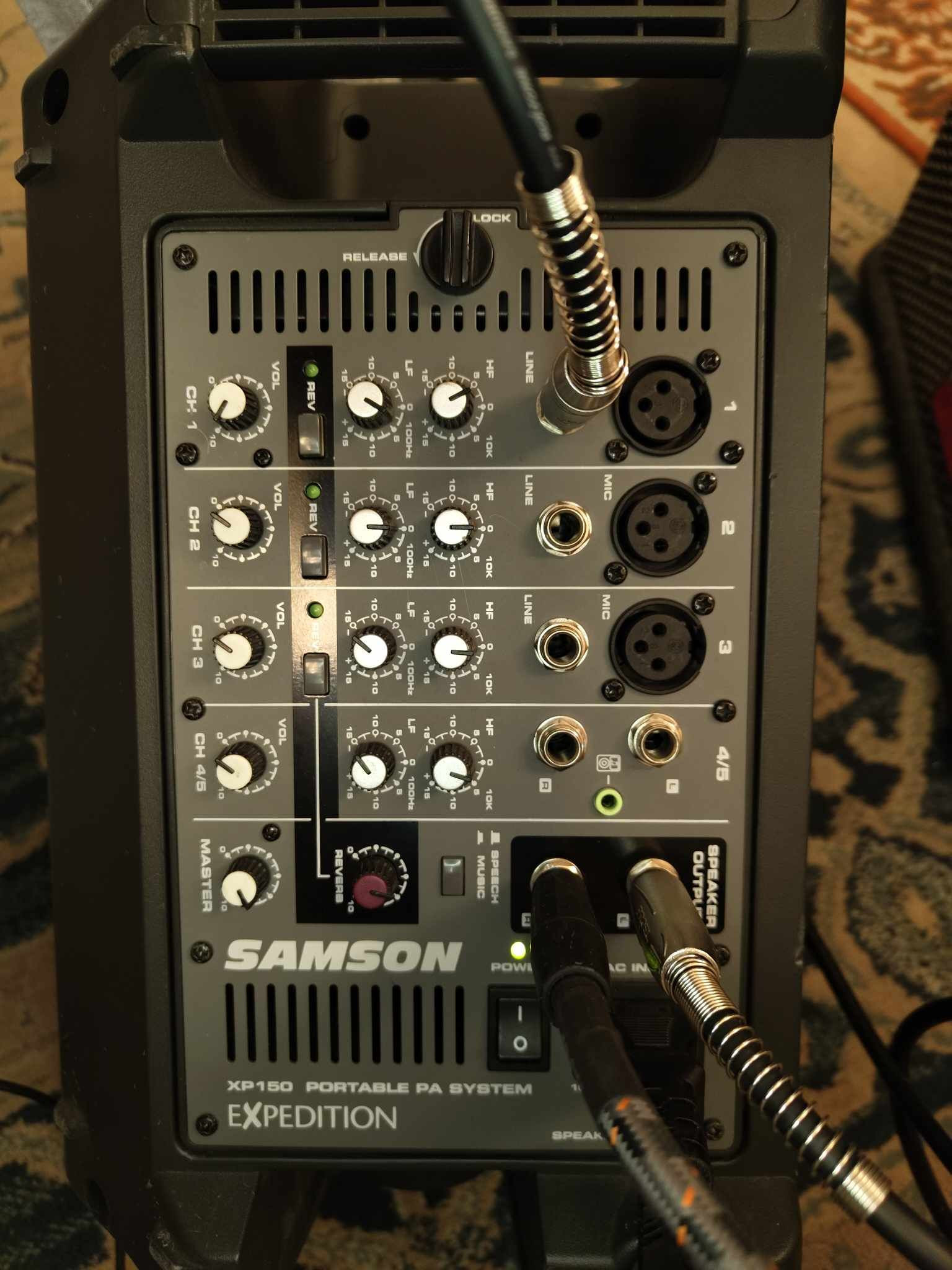 [Rozwiązano] Podłączenie power mixera Samson XP150 do końcówki mocy ...