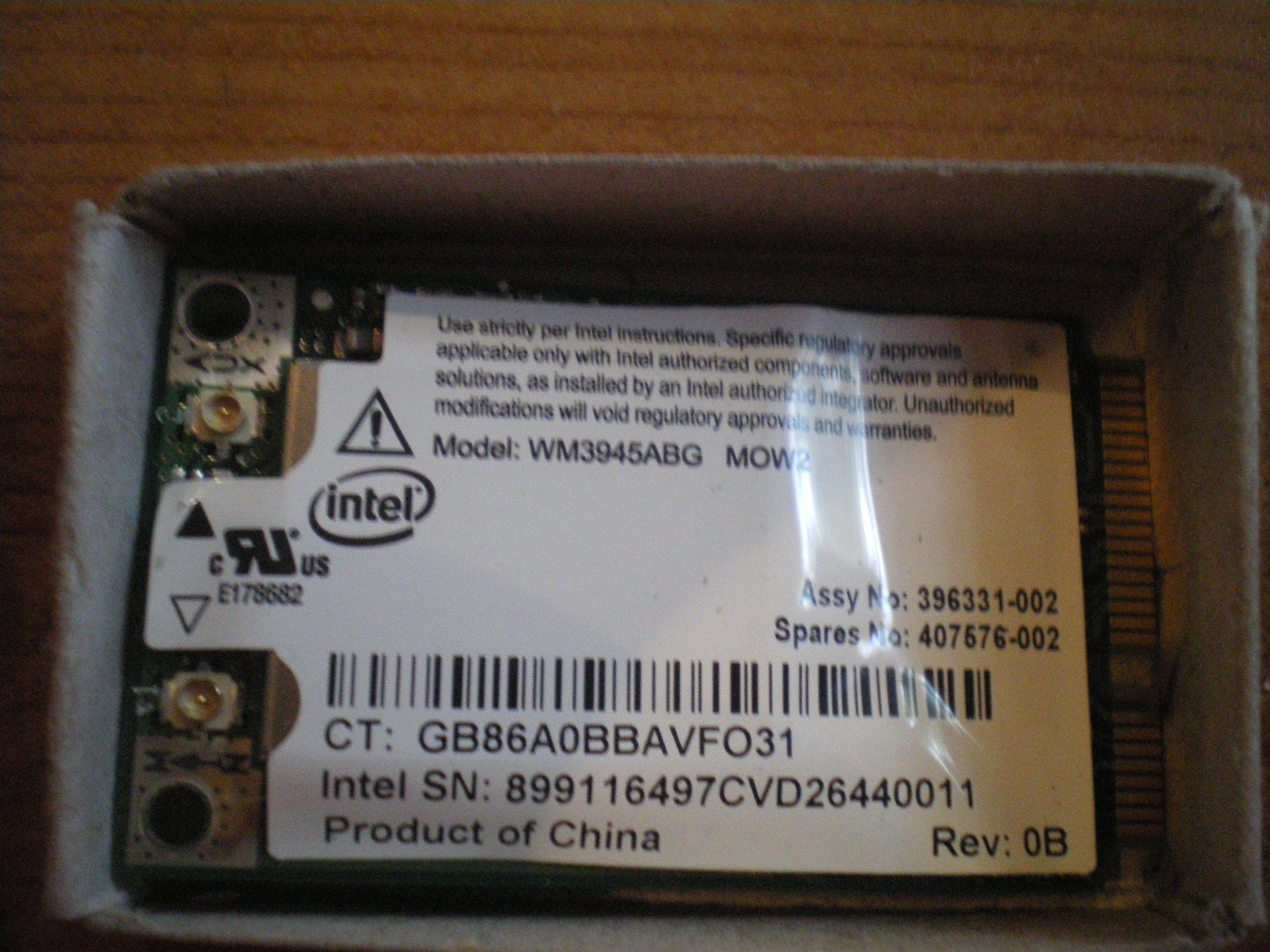 Notebook hp Compaq 6510b -jak zdiagnozować uszkodzenie karty wifi