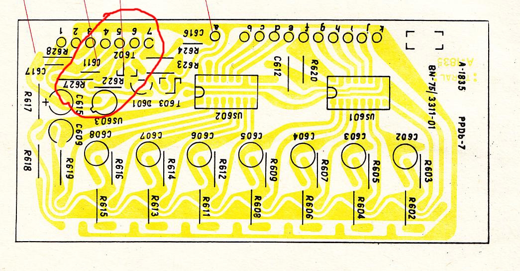 Radmor 5102 te- niedziałające sensory programatora.