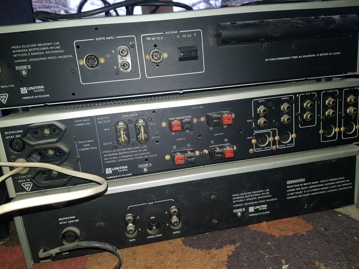 UNITRA Tuner Stereo Serie Digitaler As 632 + Amplificateur Stereo Serie ...