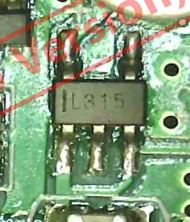 Identyfikacja elementu L315 na płytce układu sterującego - obudowa ...