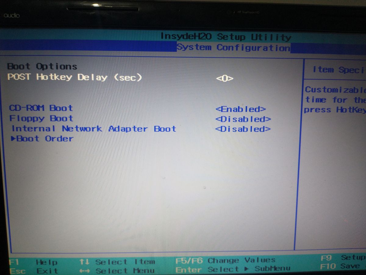 No bootable device insert boot disk and press any key