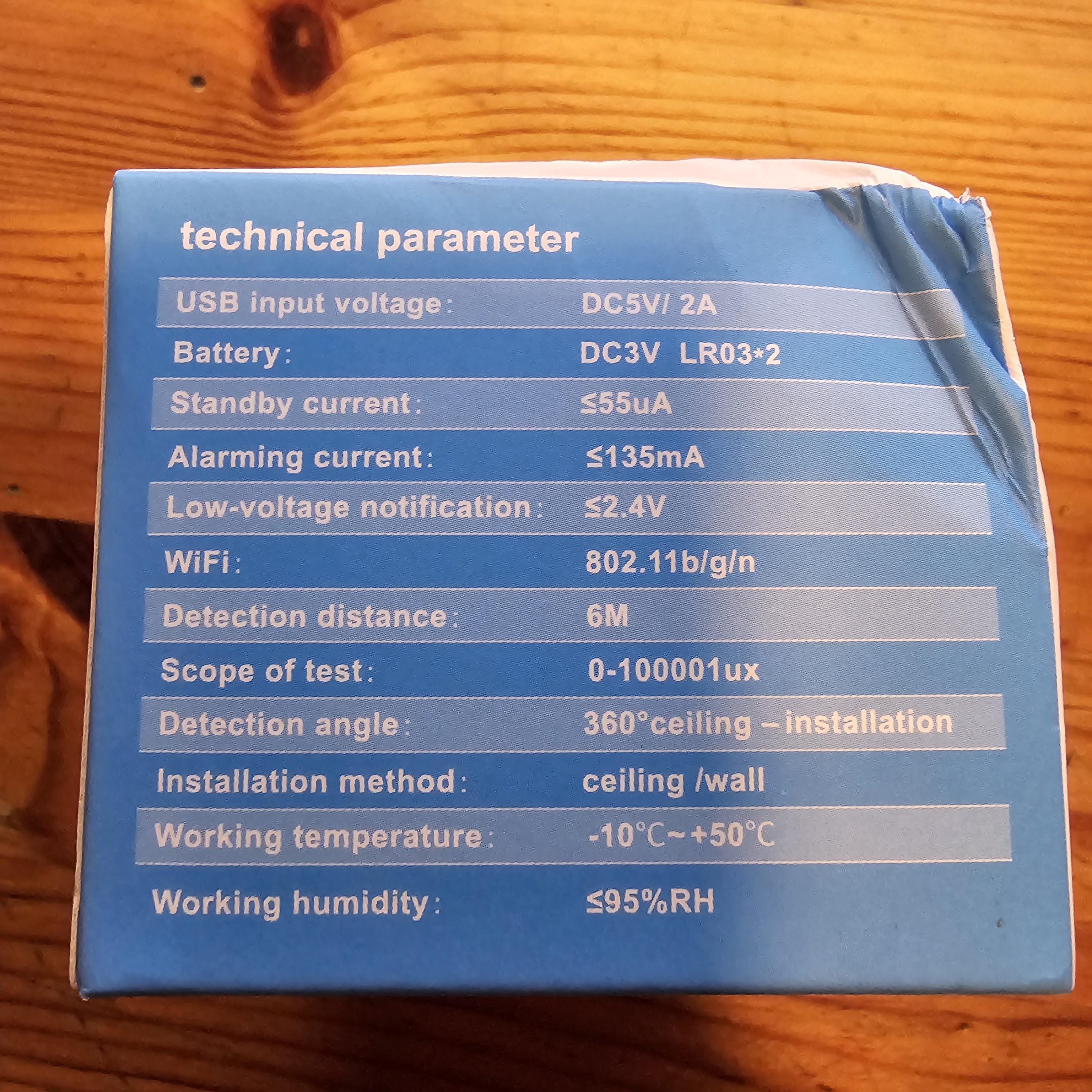 [BK7231N] [CBU] Tuya Light + PIR Motion Sensor (FH_PIR_400A)