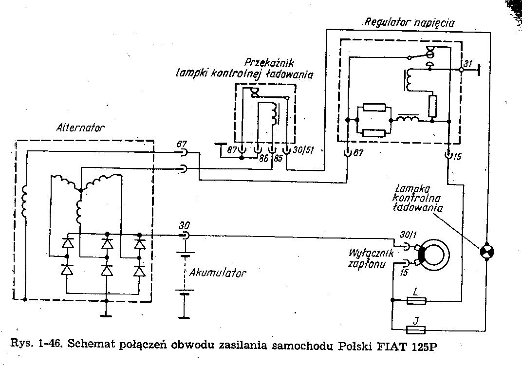 star ze silnikiem sw400 - podłaczenie alternatora A120e