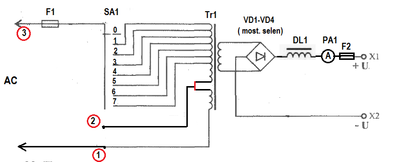 Prostownik TFM-24/4, dwa transformatory - jak podłączyć