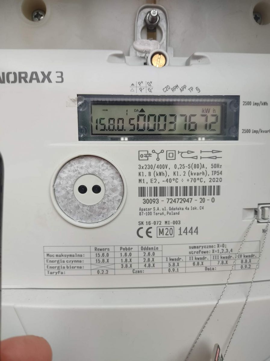 Norax 3 .Czy na jednym ze zdjęć jest stan licznika?