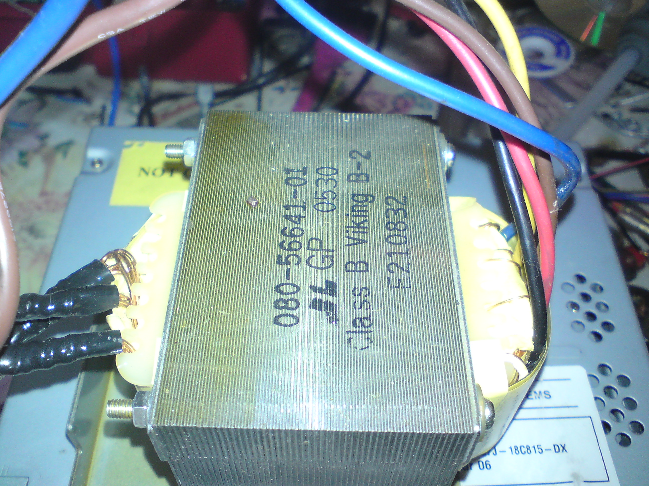 Identyfikacja trafo z UPS'a - wykorzystanie do prostownika