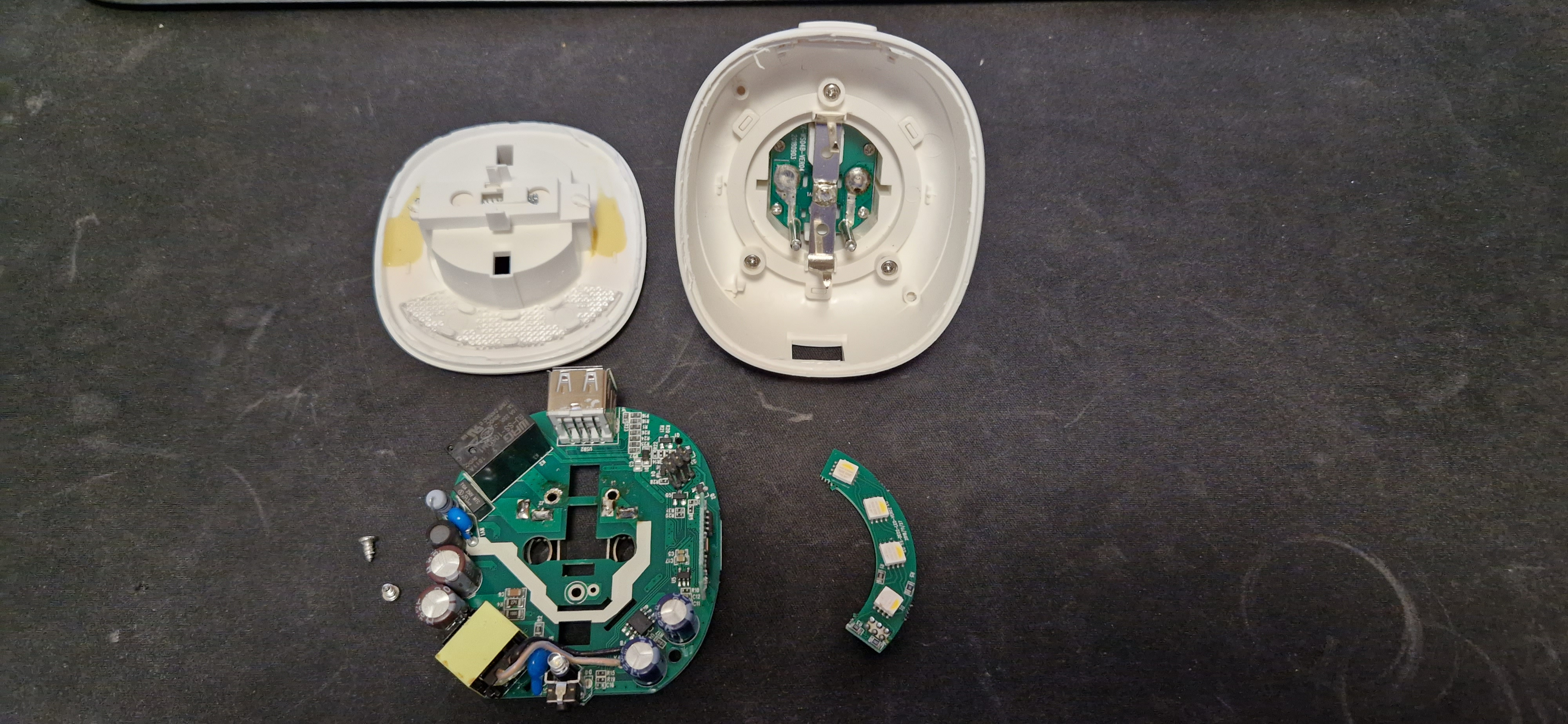 [TYWE2S/ESP8226] Smart plug with RGBW backlight MOKO TX-DE02 and USB ...