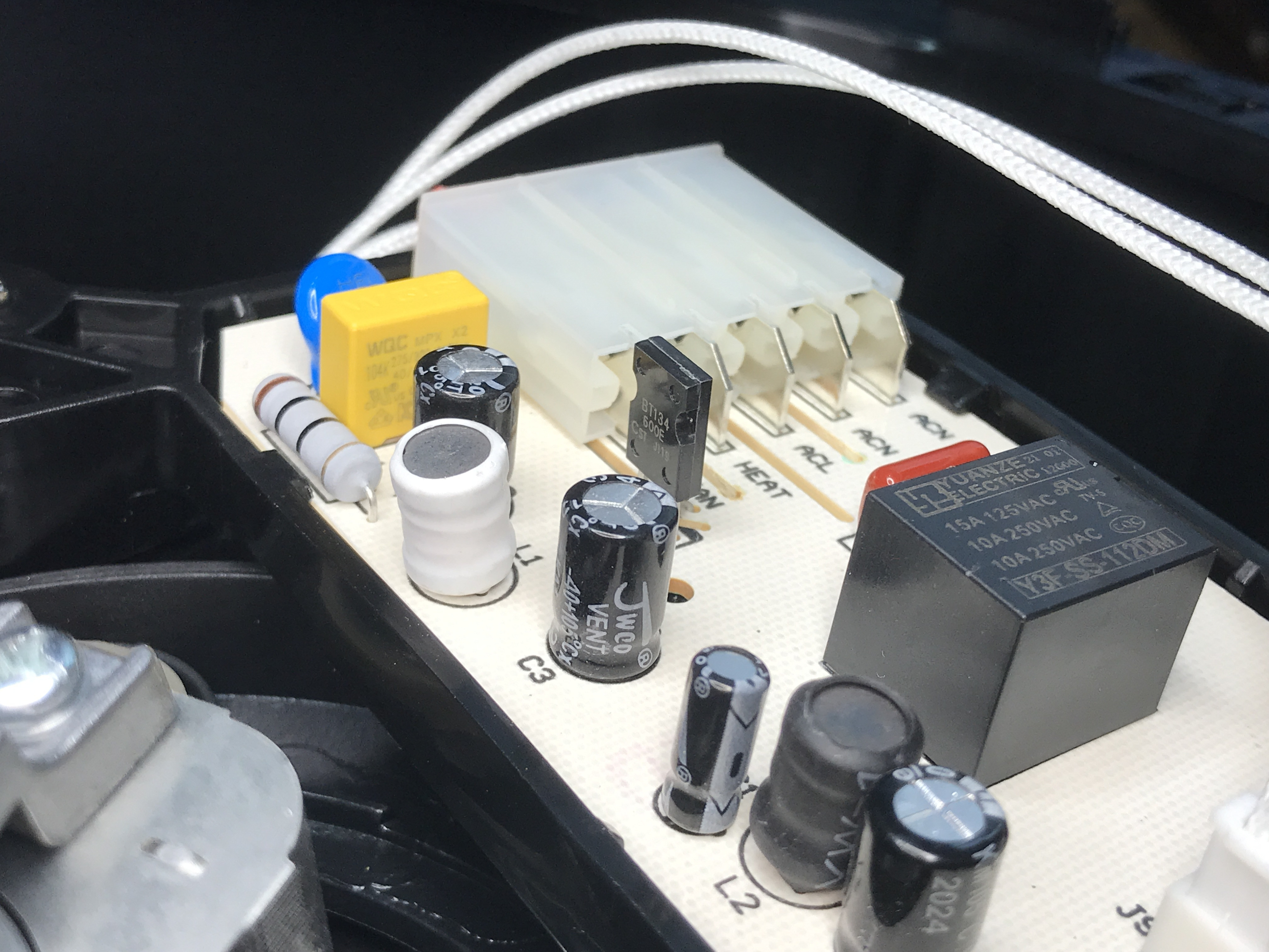 OpenBeken on BW-AF1 fryer with WiFi - interior, TYWE3S/WB3S, configuration