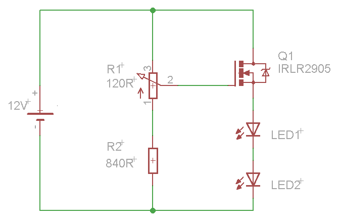 Jak dobrać rezystor i potencjometr do MOSFET IRLR2905 dla płynnej ...