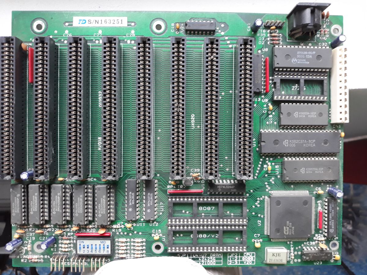 Płyta 8088 IBM XT (ISA) - prośba o identyfikację starej płyty ISA (IBM ...