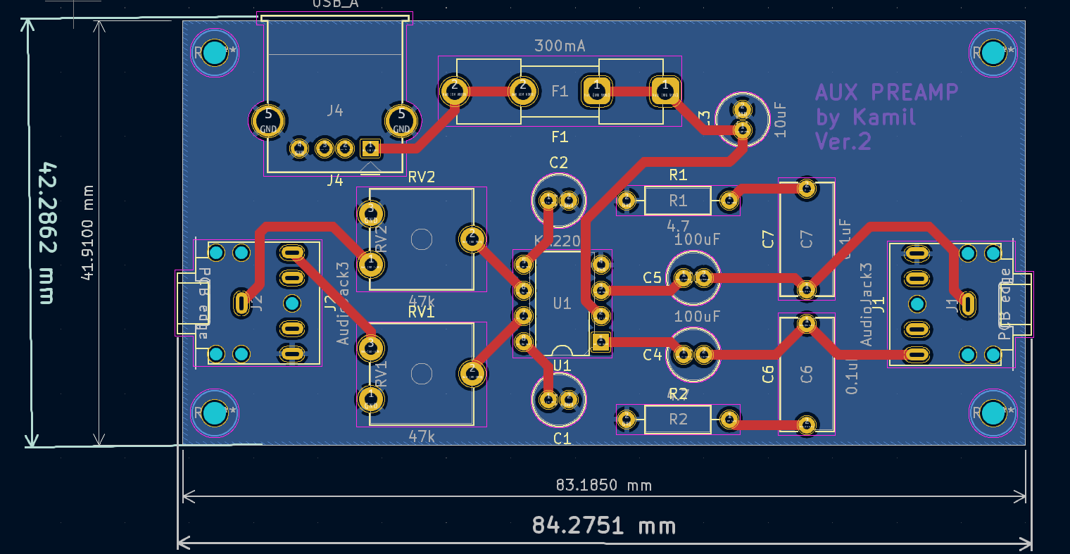Projekt wzmacniacza audio na KA2209 - prośba o ocenę