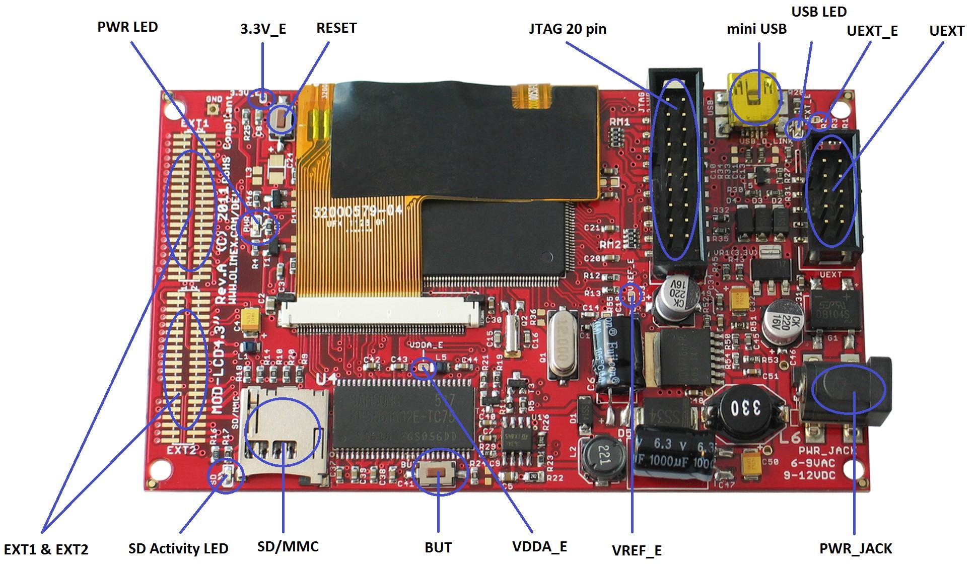 LPC1788 - Olimex MOD-LCD4.3'' 4.3 TFT 512k FLASH 96K RAM za 160 zł - opłaca się?