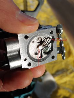 Makita ES3200S - Problem z uruchomieniem piły spalinowej.