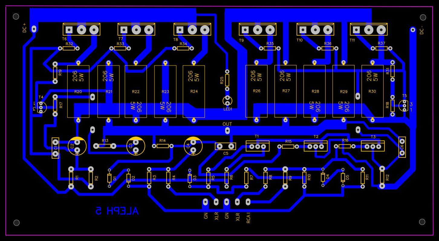 Klon Pass Aleph 5 prośba o sprawdzenie poprawności PCB