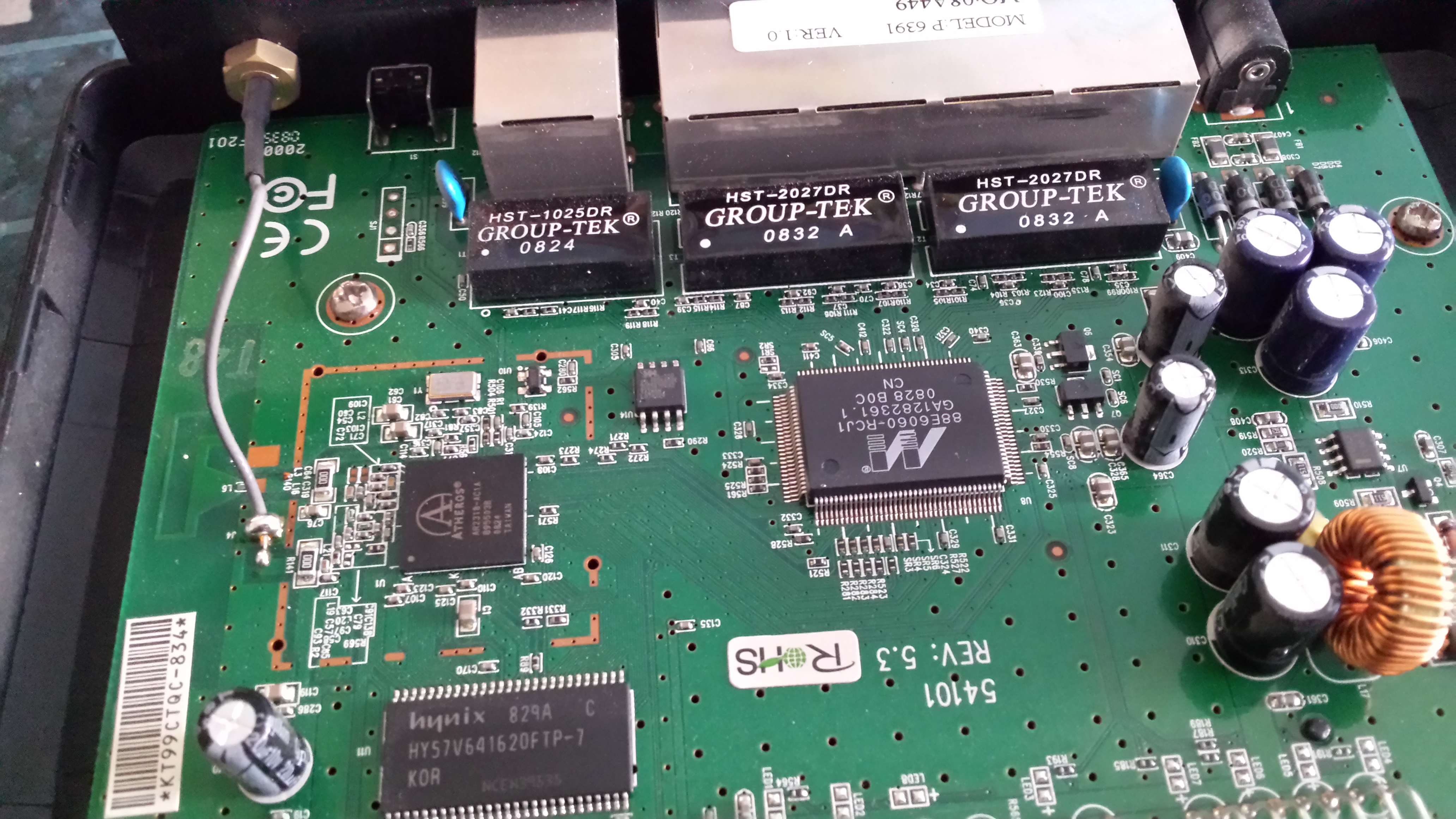 Pentagram Cerberus P 6391 dolutowanie drugiej anteny