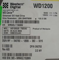 WD1200 - Naprawa elektroniki, wymiana płytki 2060-001179-003, podmiana ...