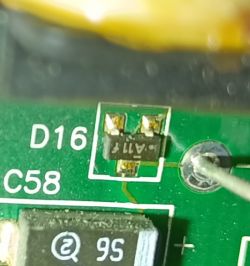Identyfikacja diody D16 na podstawie zdjęcia - jak rozpoznać?