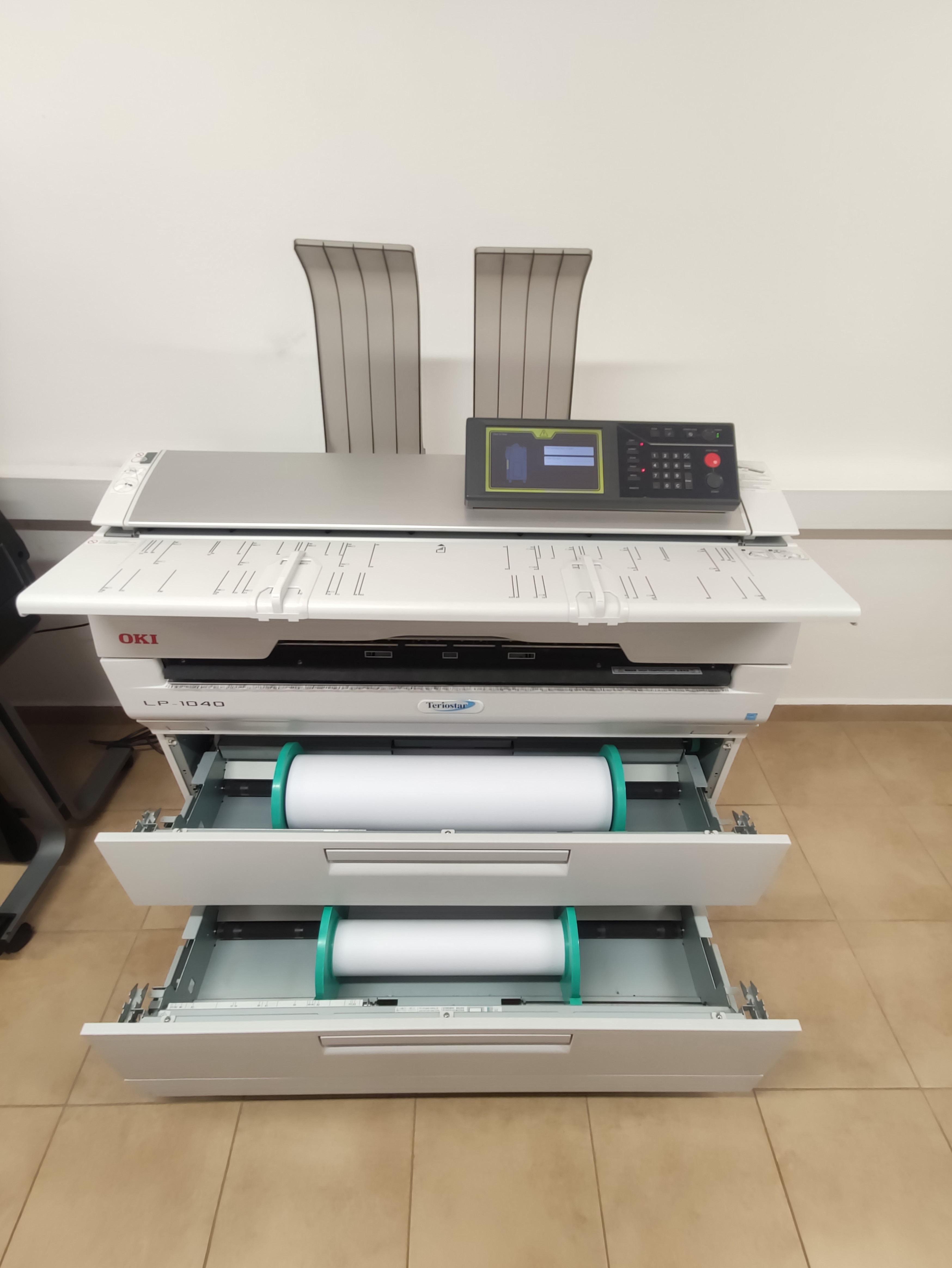 Teriostar/OKI/SEIKO LP-1040-MF - pionowe pasy: regeneracja zużytego ...