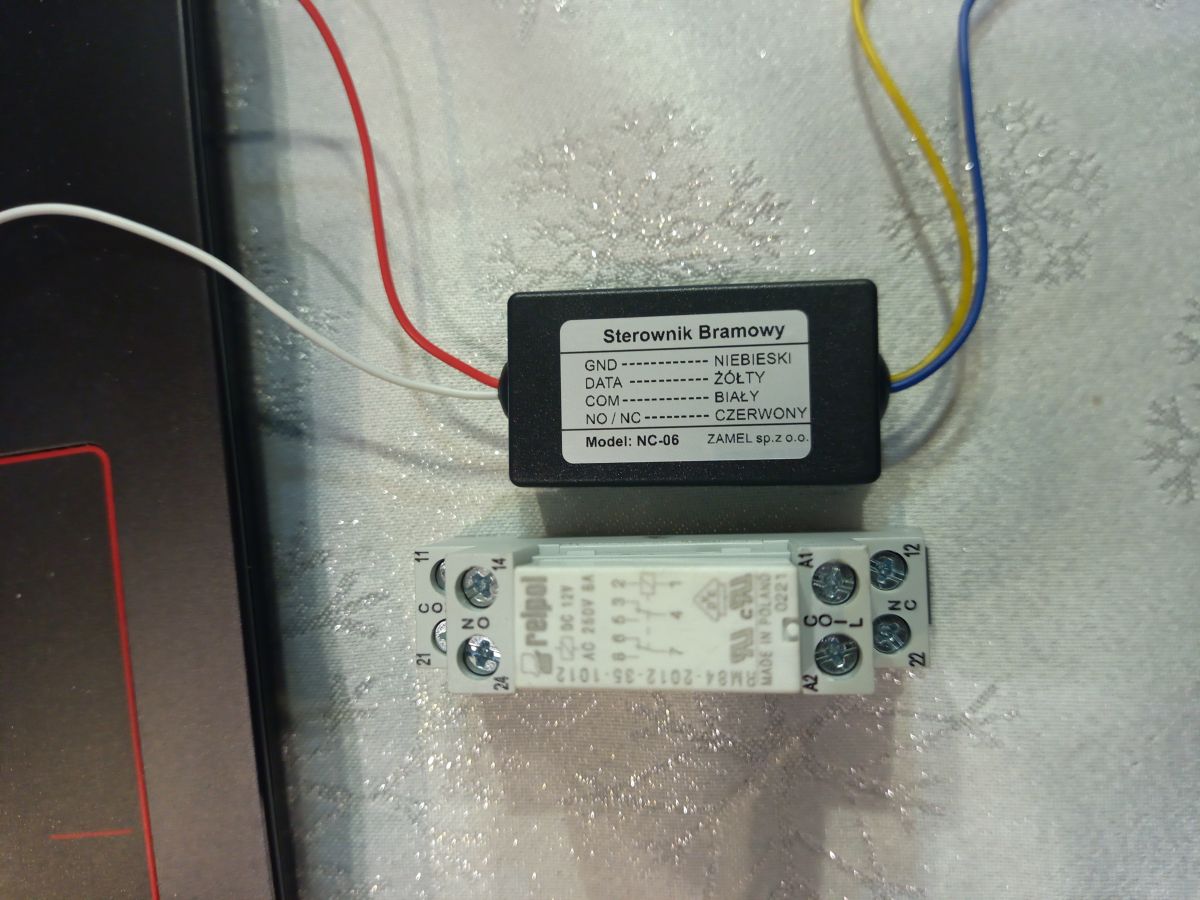 Domofon Zamel - brama nie otwiera się przy monitorach i panelu bramowym ...