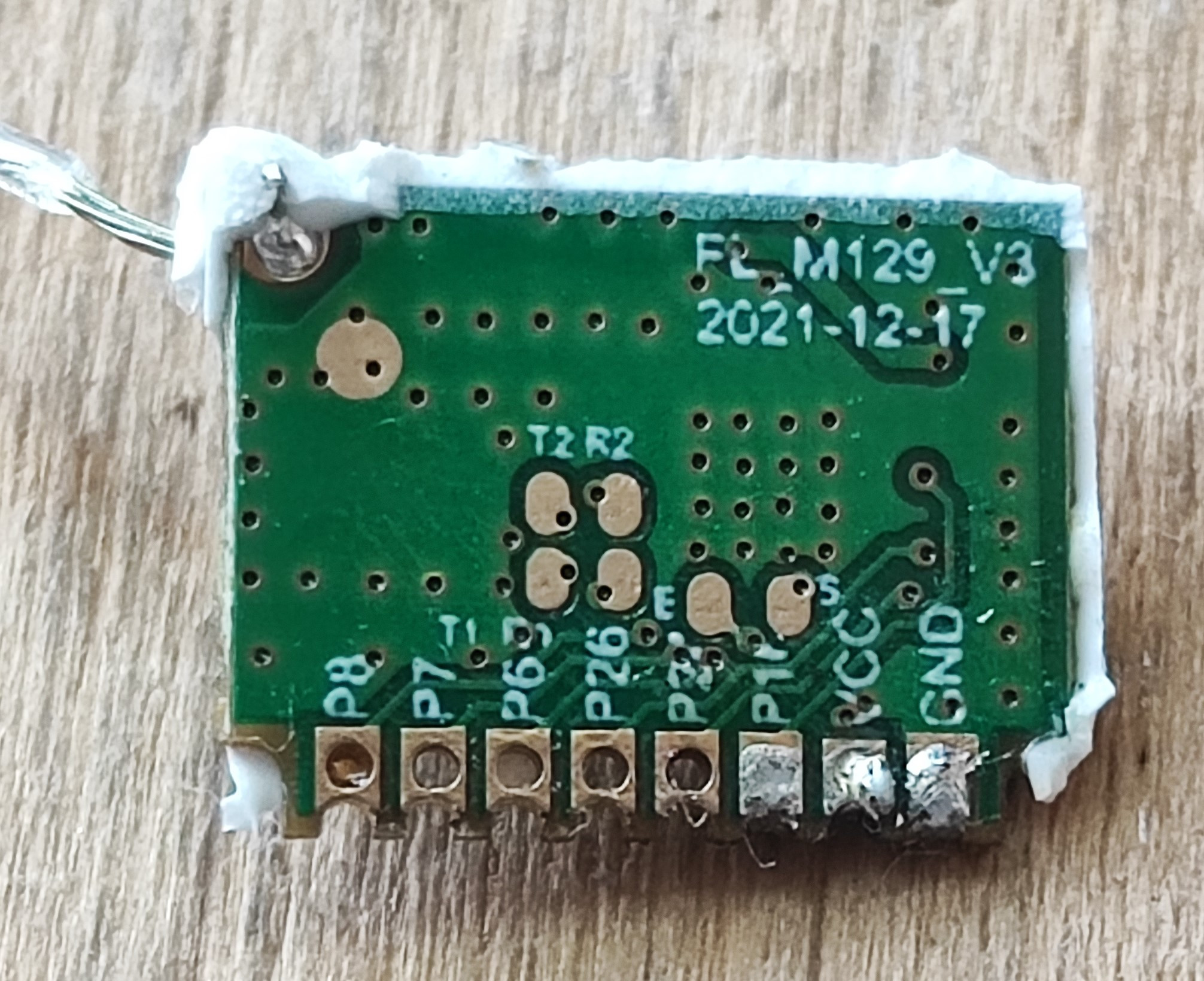 Reverse engineering and LED lamp actuation on the SM15155 chip (similar ...