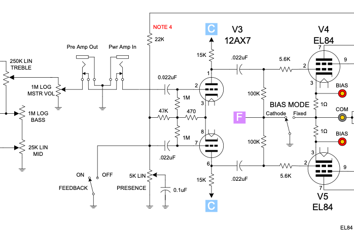 [Rozwiązano] Marshall 18w napięcia na PI - napięcia na siatkach ...