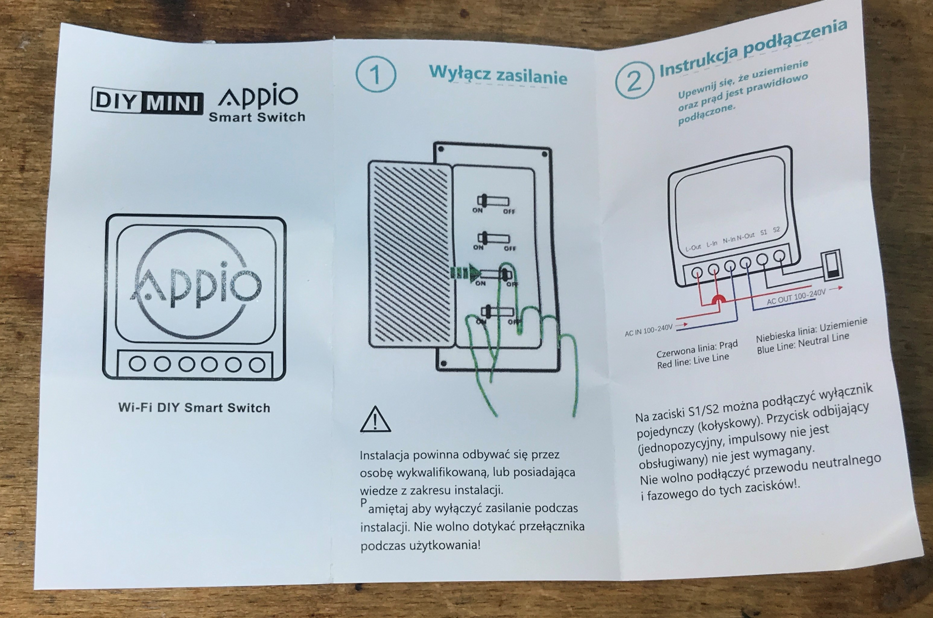 [BK7231N] Typowy moduł przekaźnik z WiFi do puszki - Appio 0158 Switch ...