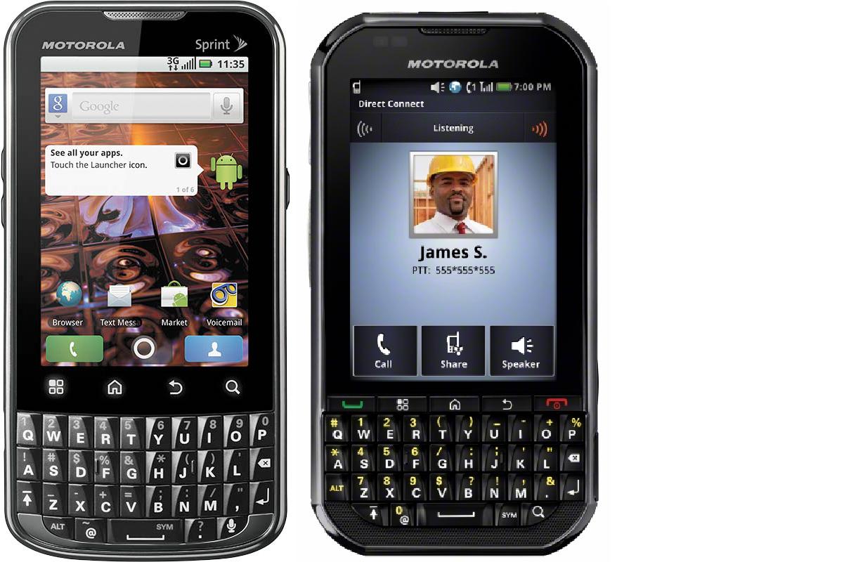 Smartfon Motorola Titanium z Nextel Direct Connect i z Androidem ...