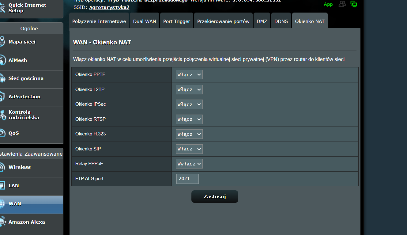 Router ASUS AX57 nie łączy PPPOE po resecie z podłączonymi urządzeniami LAN