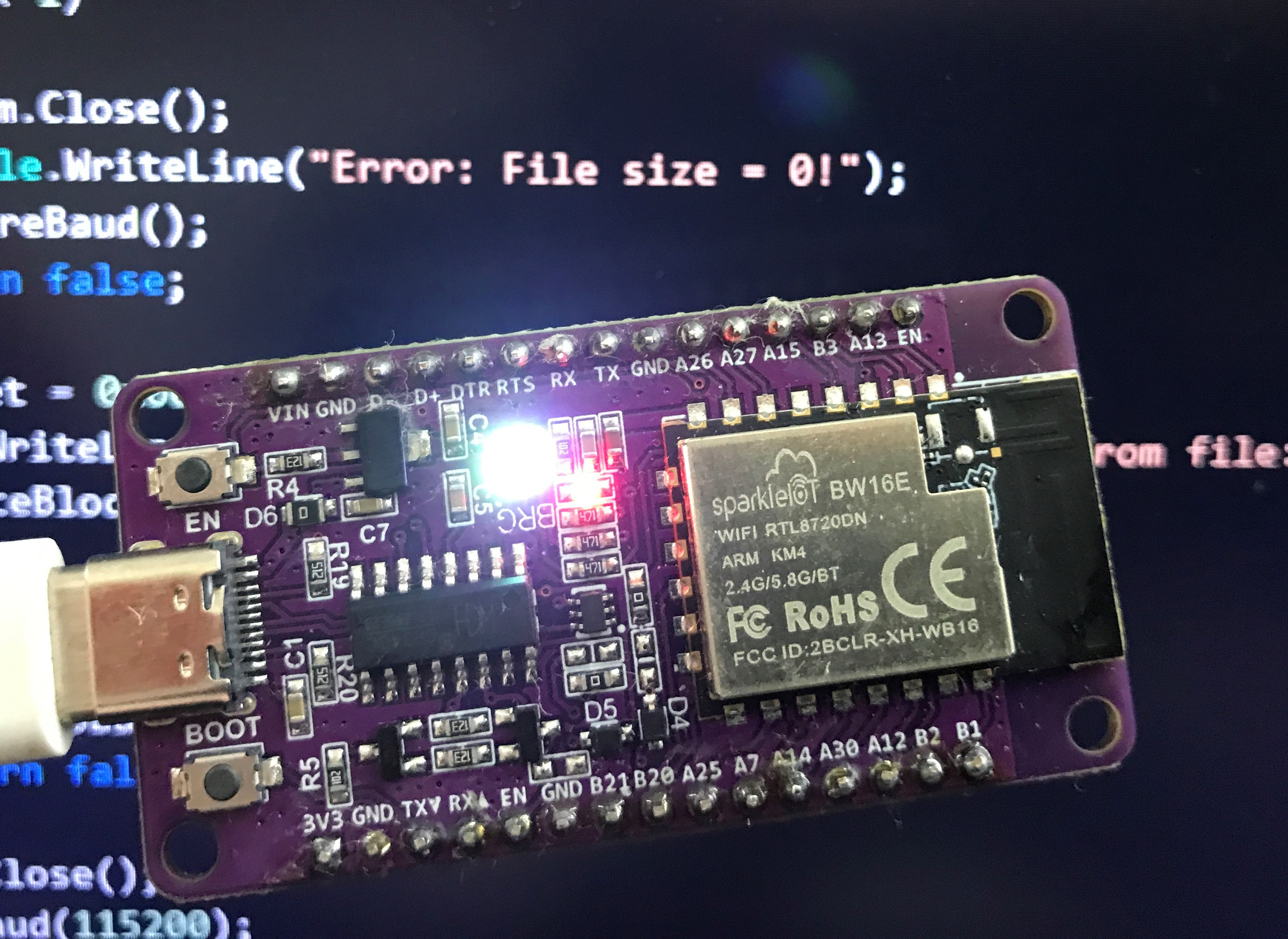 Tworzenie prostego narzędzia wiersza poleceń do samodzielnego flashowania BW16E (RTL8720DN)