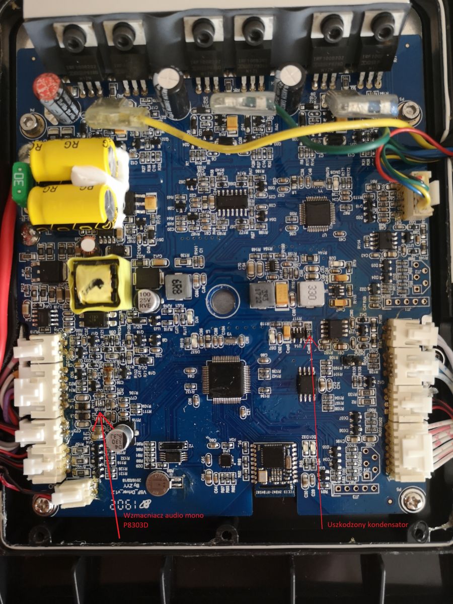 Inmotion V5F monocykl - Martwy po wjeździe na krawężnik