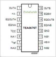 "Tda7342 схема подключения"